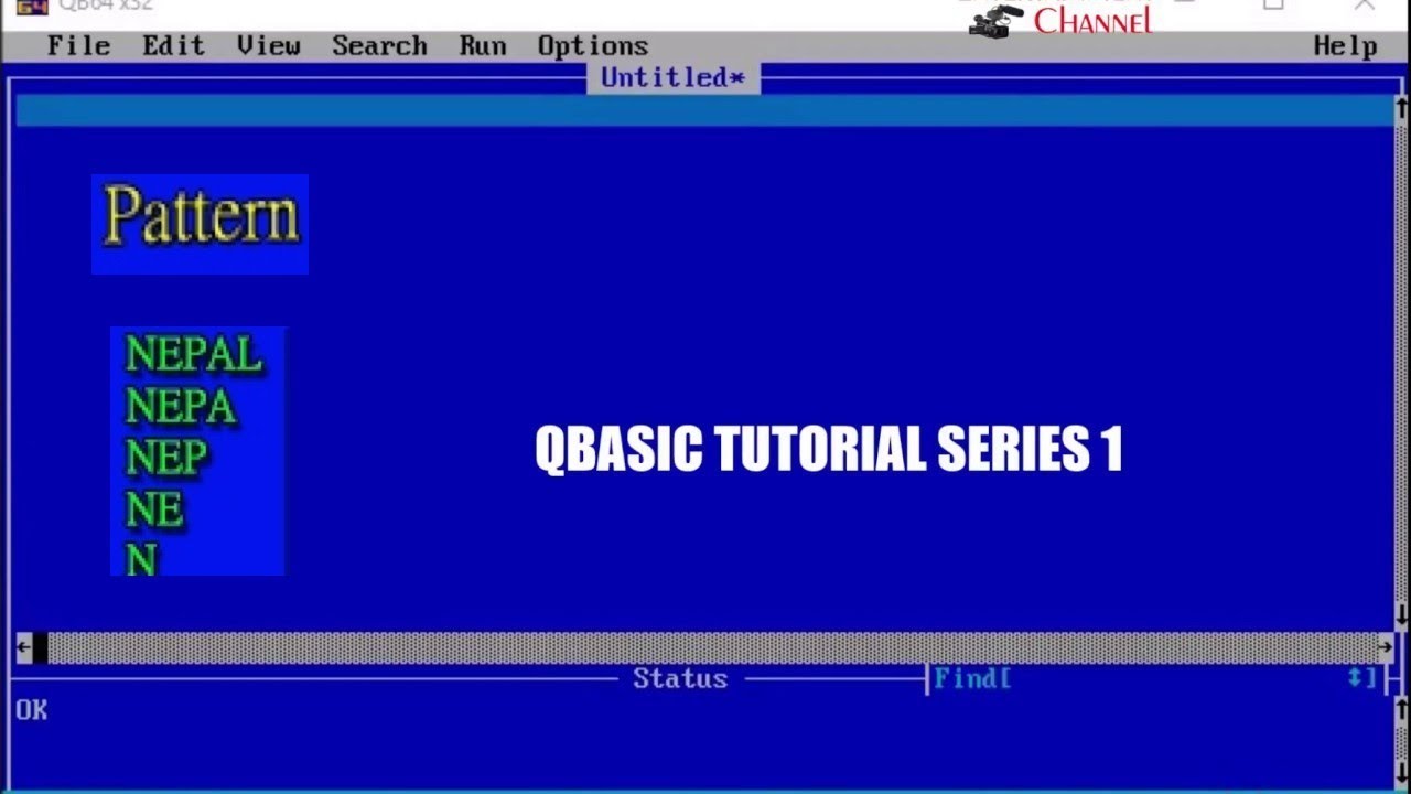 QBASIC-STRING PATTERN 