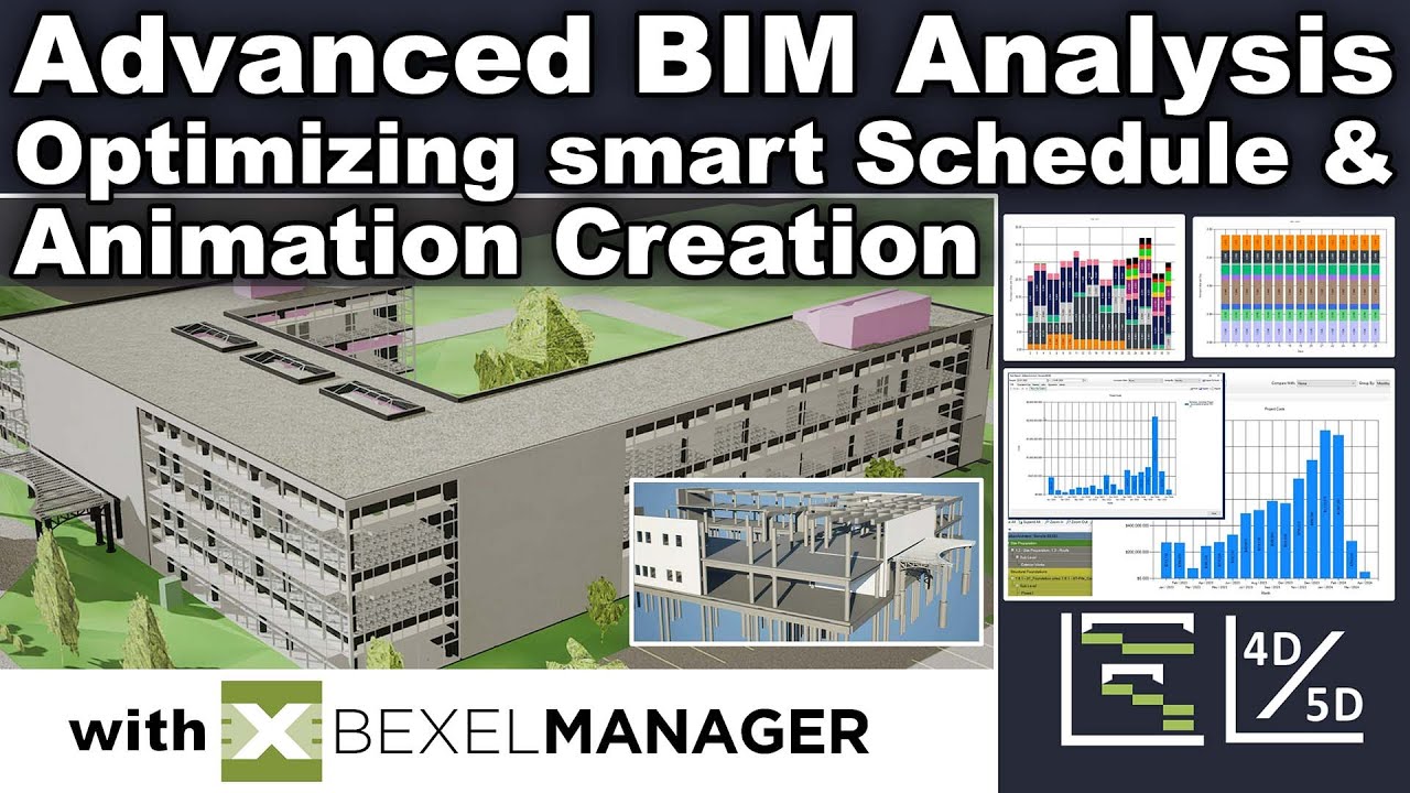 BIM Animation, Optimizing Smart Schedule - Advanced BIM Analysis with BEXEL Manager