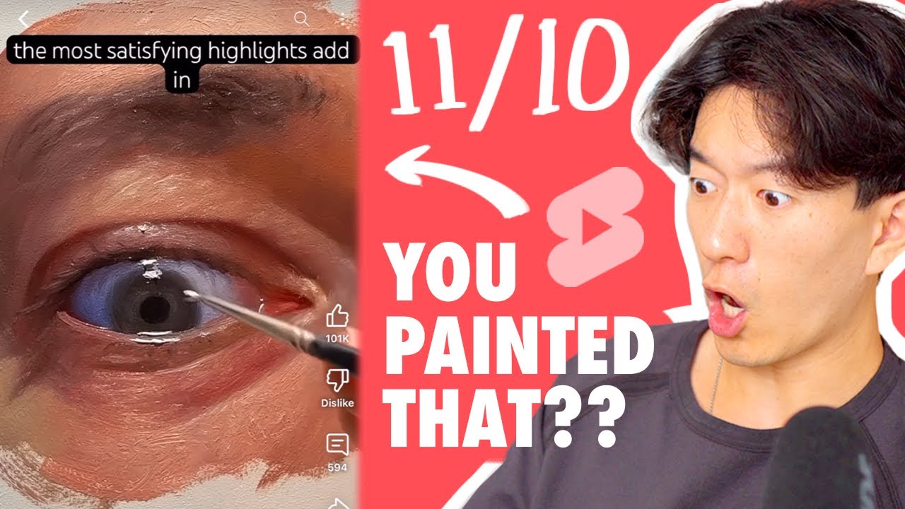 RATING YOUTUBE SHORTS ART TUTORIALS 🤯 8