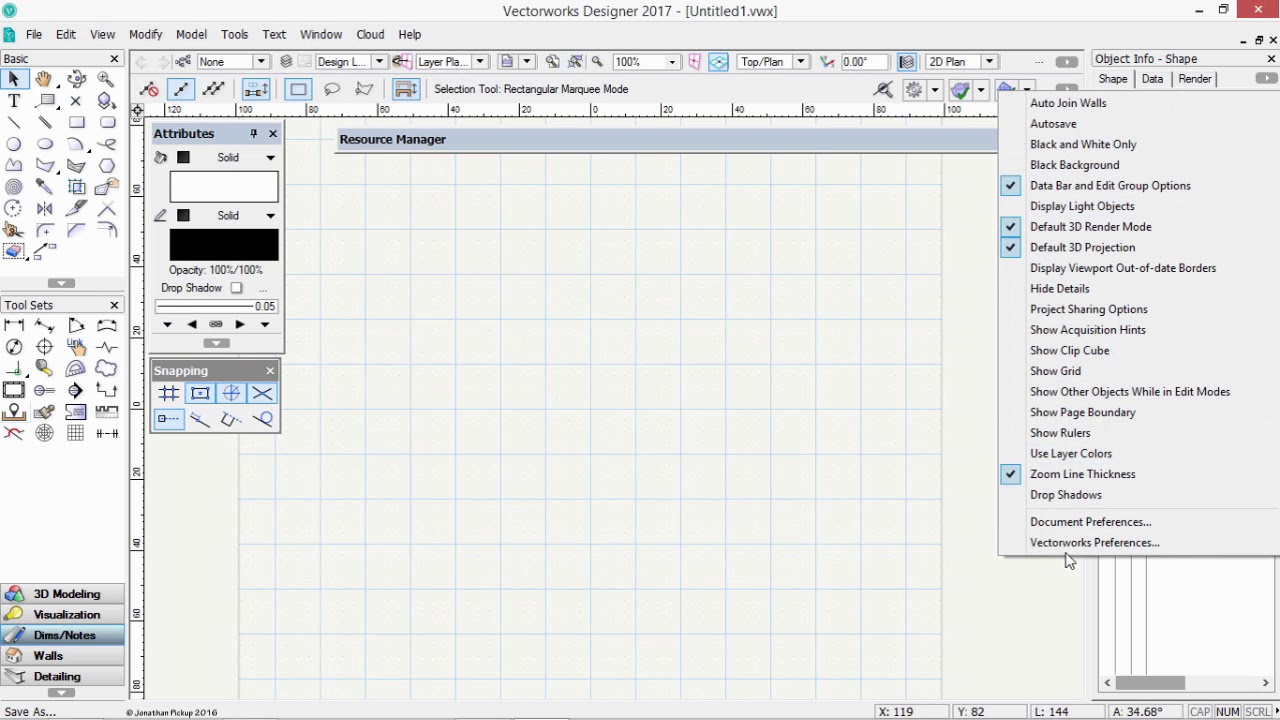 2017 Vectorworks Fundamentals - Filing