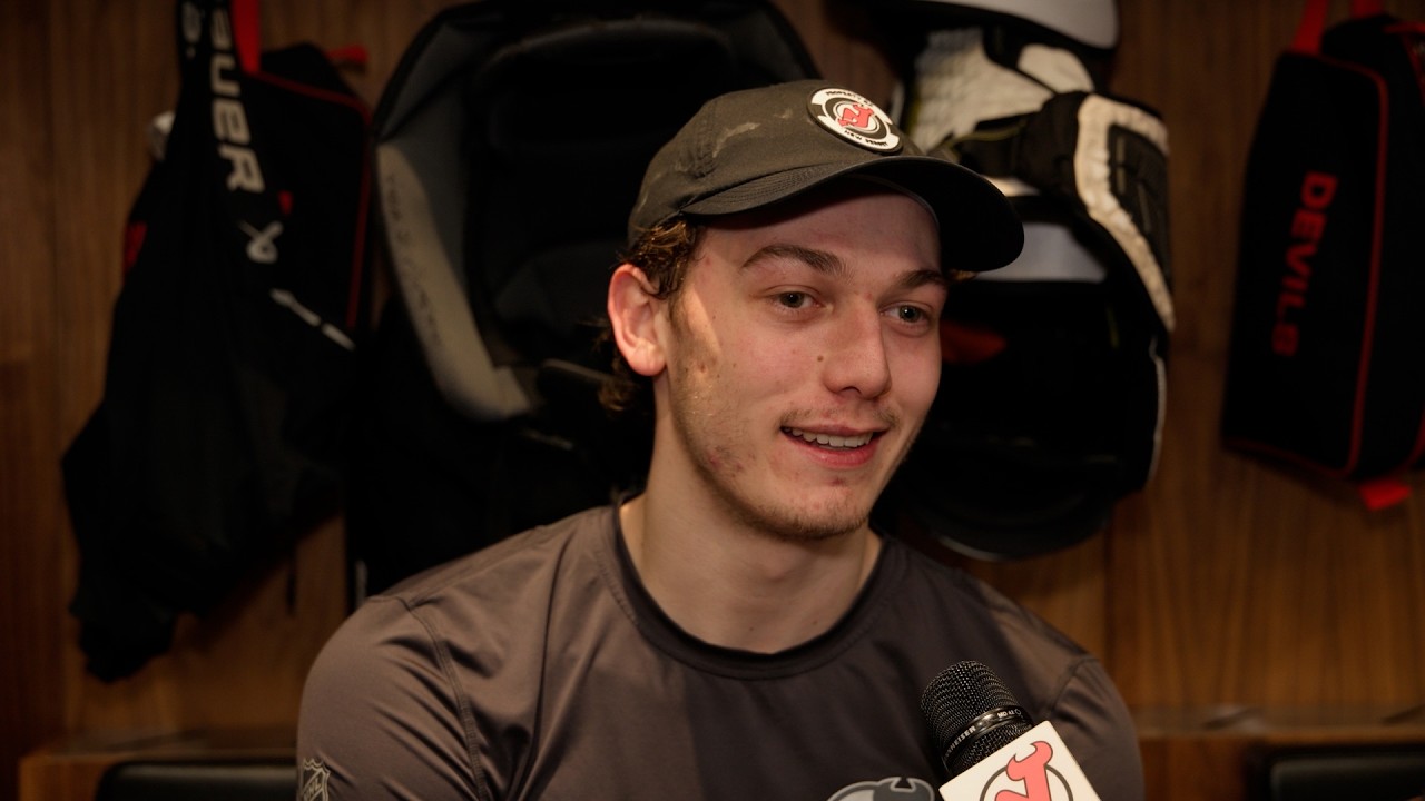 Luke Hughes on Jack's gold medal-winning overtime goal at the Olympics.