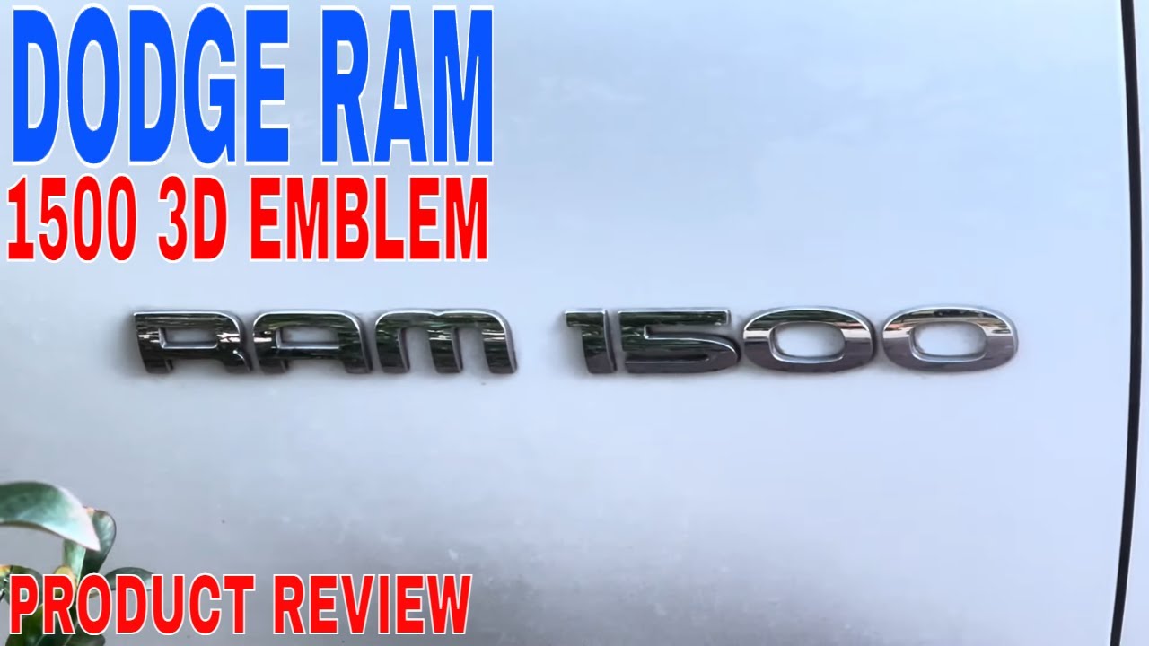✅  Dodge Ram 1500 3D Emblem Nameplate Badge Logo Mopar Oem 2013 🔴