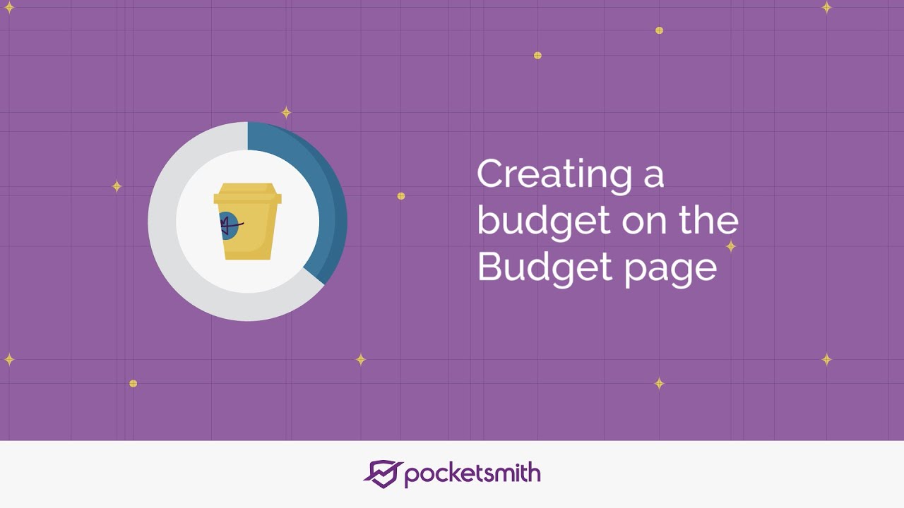 Creating a budget on the Budget page