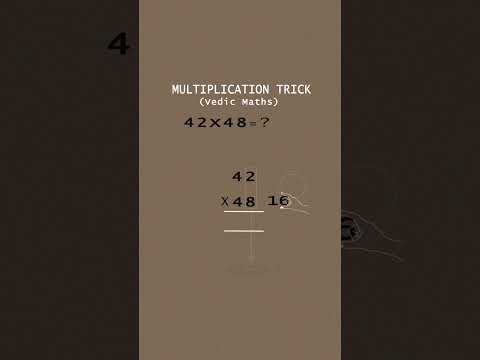 42 x 48 Multiplication Trick