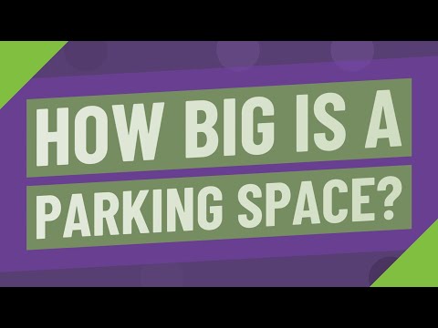 How big is a parking space?