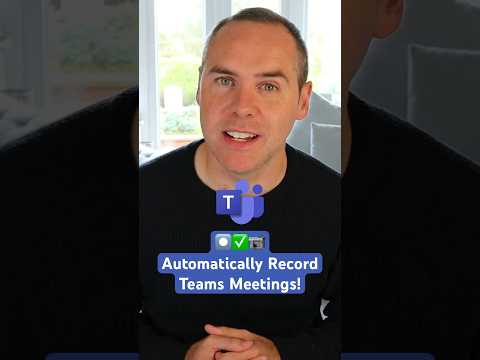 How To Record Microsoft Teams Meetings Automatically (2023)