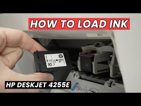 How to Load the Ink Cartridges In Your HP DeskJet 4255e Printer