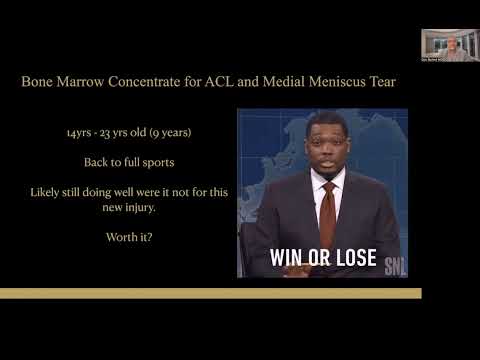 Regenerative Medicine for Adolescent and College Athletes (20 min)