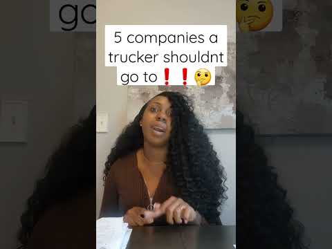 You don't want to go to these trucking companies ❗️🤔