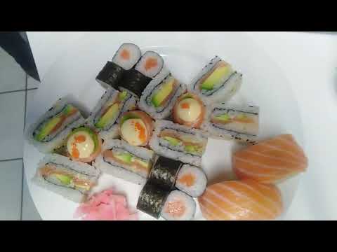 all sushi parties, order online Mr d & Uber eats sushistar@bellasfoodbar