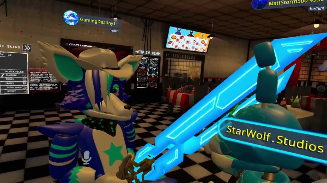 [VRChat] - Funny Moments in a Remastered FNAF Map