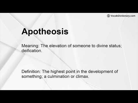 Apotheosis Meaning