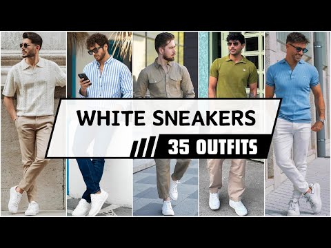 35 White Sneakers Outfit Ideas for Summer 2024 | Men's Fashion