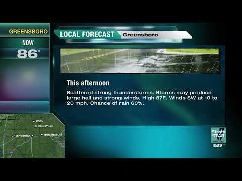 HD Local On the 8s - Greensboro NC - Severe Weather Risk - 6/26/23 2:38 PM