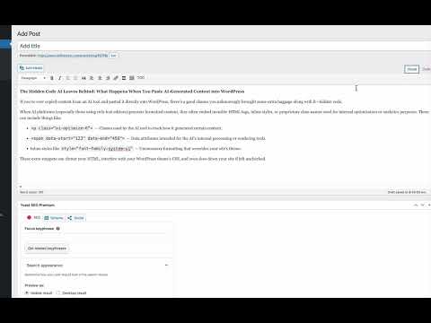 Hidden HTML Code Might Be Exposing Your AI-Generated Content