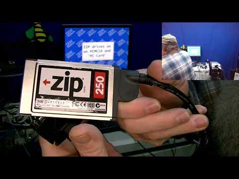 ZIP drives connected through PCMCIA/'PC CARD'!