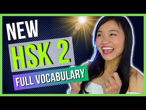 NEW HSK 2 Full Vocabulary: Essential Chinese Words for Beginners - Complete HSK 3.0 Course