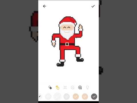 pixel art: christmas eve