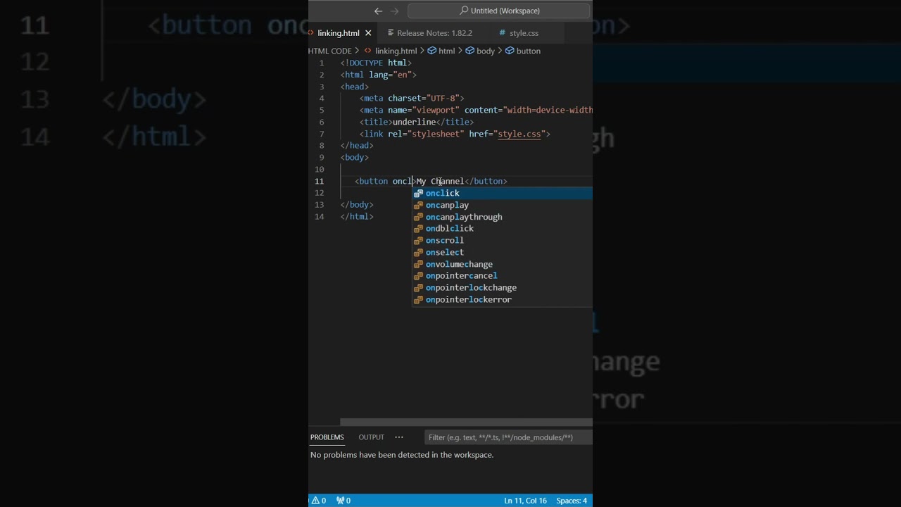 How to create a link button in html  #linkbutton #htmlcode #tutorial