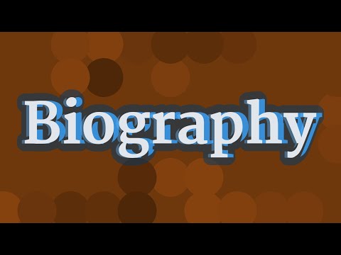 BIOGRAPHY pronunciation • How to pronounce BIOGRAPHY