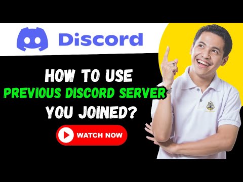 How to see previous Discord server you Joined?