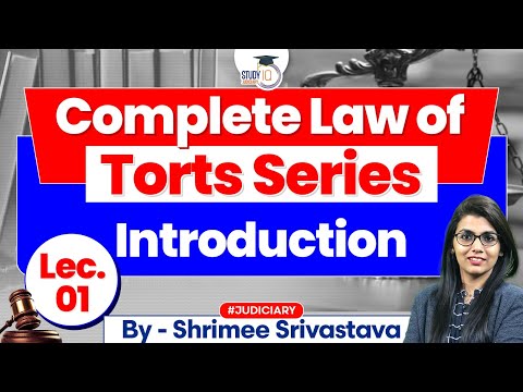 Law of Torts | Lecture 1 | Introduction | LLB | B.A.LLB