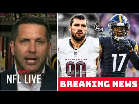 NFL LIVE | Adam Schefter LATEST on Fans want Commanders trade Terry McLaurin to Steelers for TJ Watt