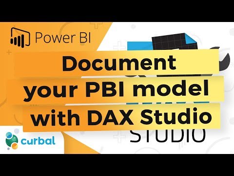 Document your Power BI Desktop models with DAX Studio!