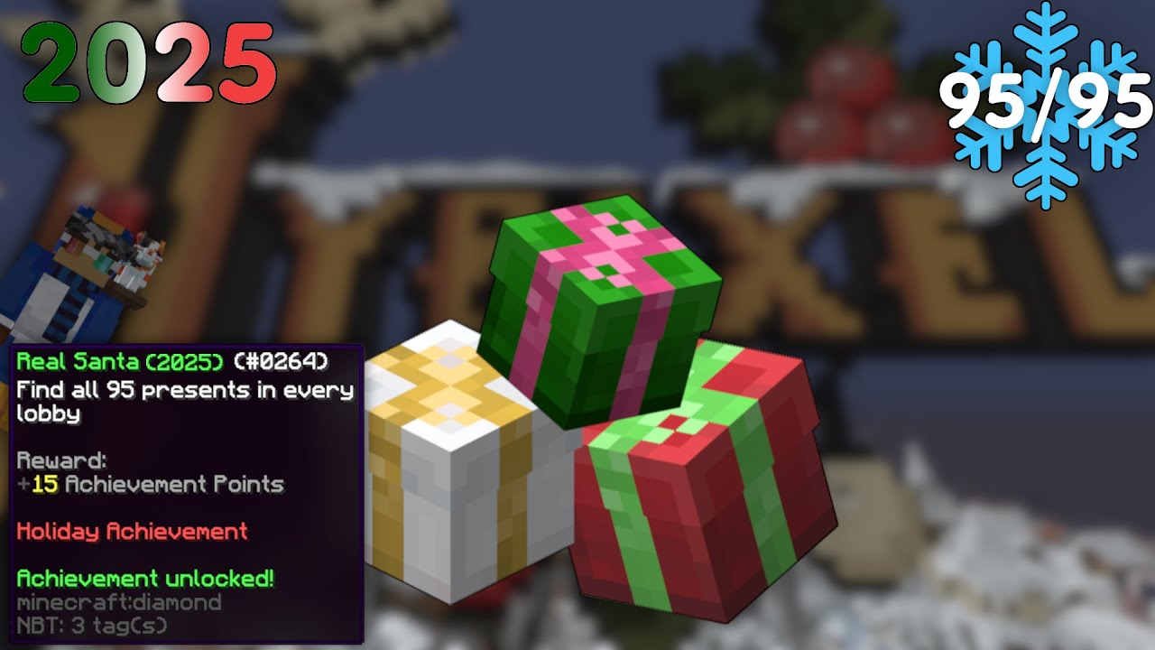 2025 Hypixel Guide! [95/95] ALL Present Locations (Efficient routes)