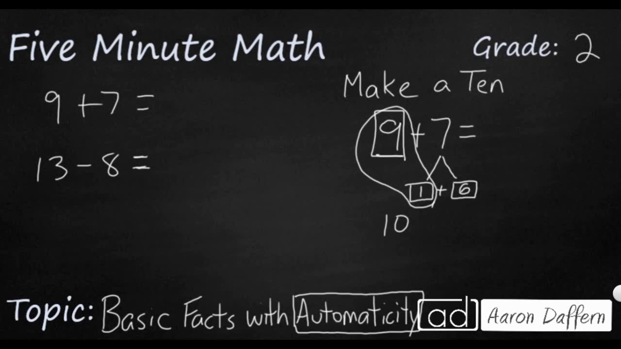 2nd Grade Math Basic Facts with Automaticity