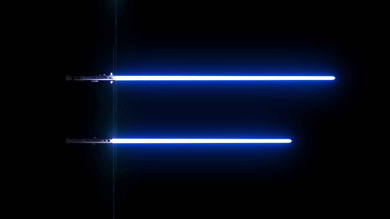 Ahsoka´s Blue Lightsabers Ignition Video/Live Background