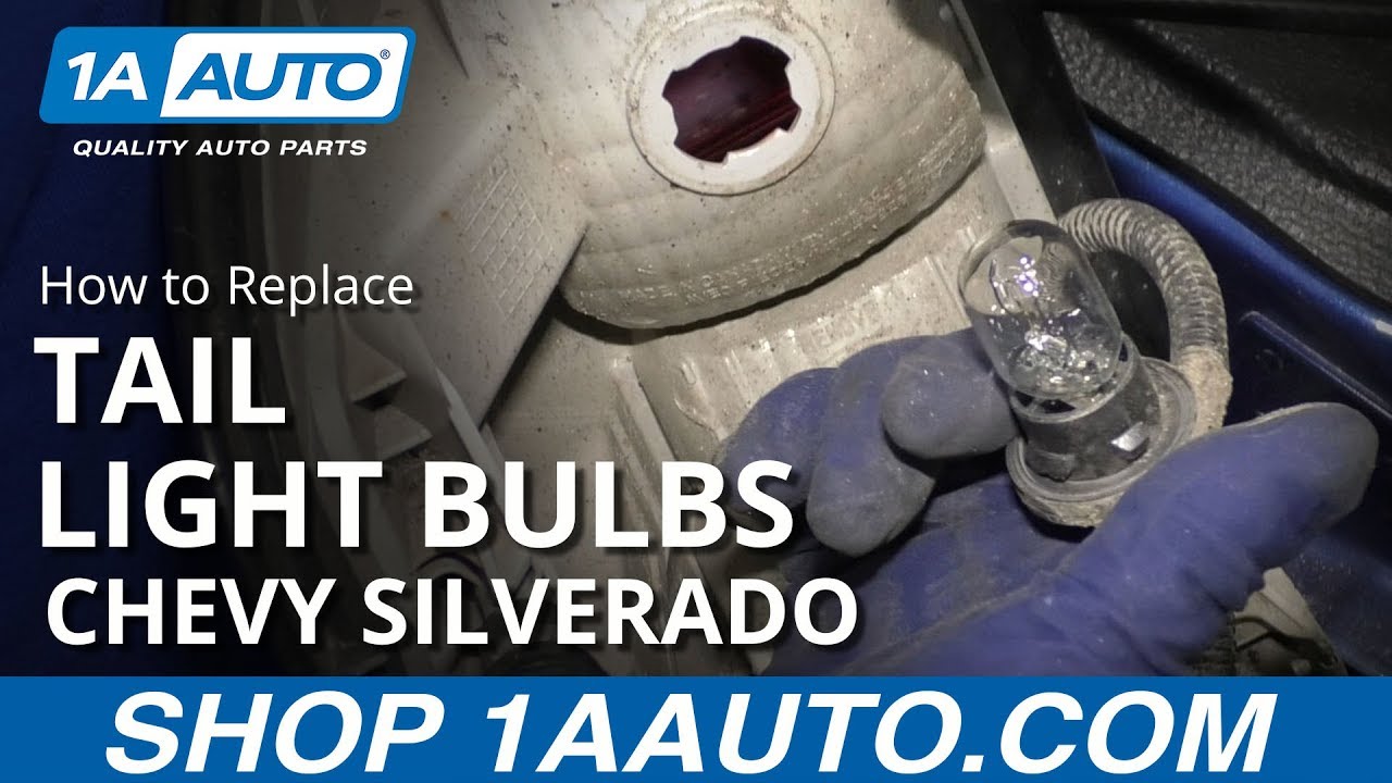How to Replace Tail Light Bulbs 14-19 Chevy Silverado