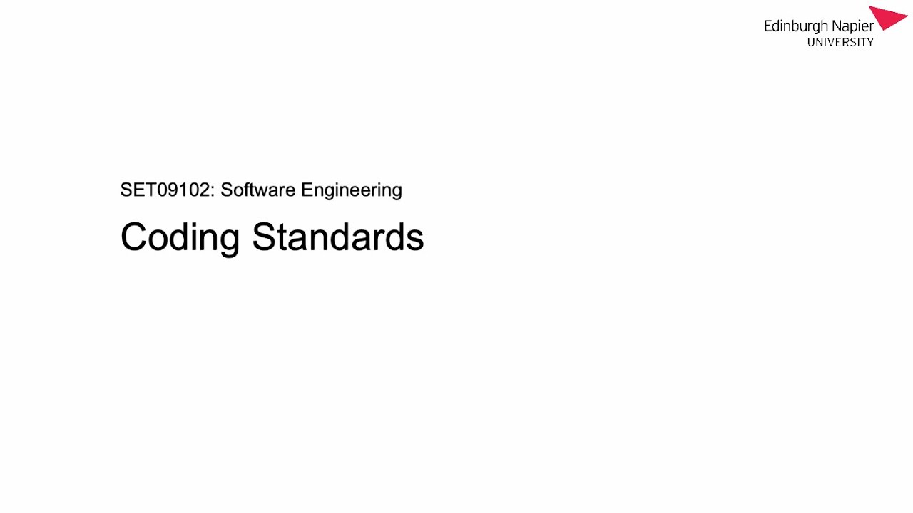 Coding standards