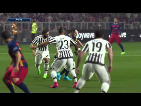 MESSI Vs. BUFFON | Barcelona Vs. Juventus | PES 2016 PS4 [HD]