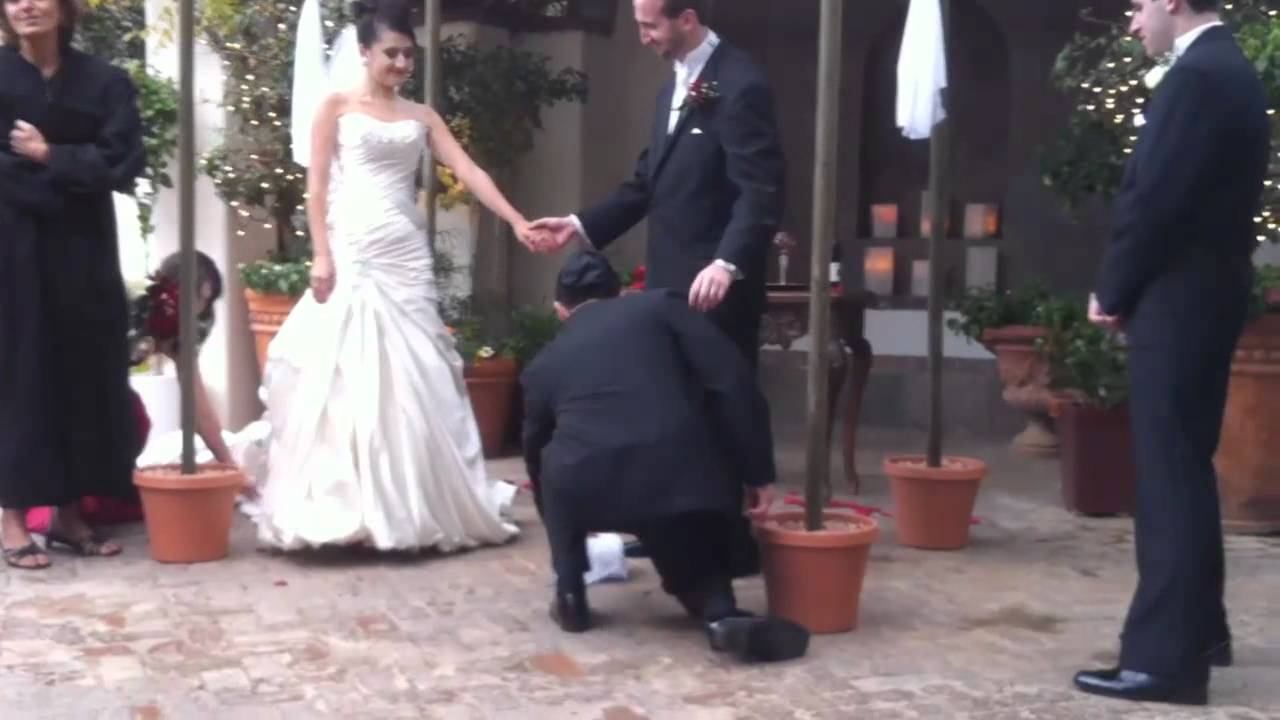 The Breaking of the Glass at the Schreiber Wedding, December 18, 2011