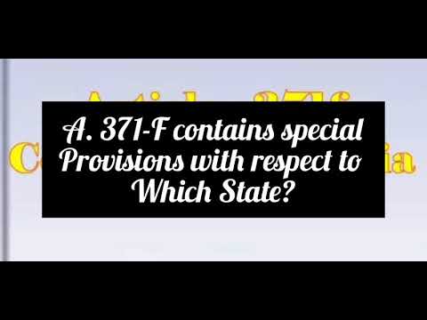 #Article 371-F#short YouTube