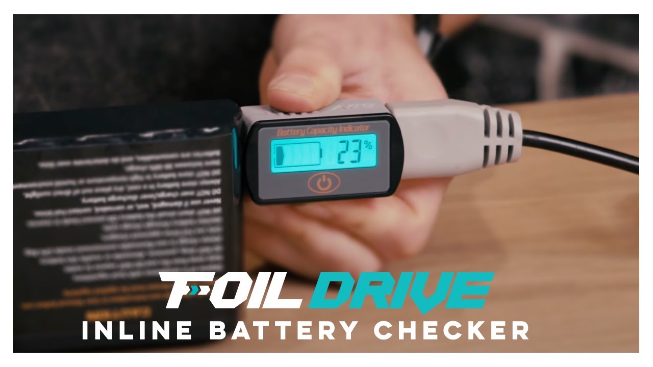 Foil Drive Inline Battery Checker, 40V | Surf Pro veikals Rīgā