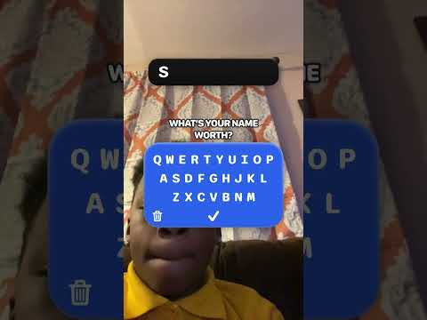 How Much Is Your Name Worth??!! #music #filter #money #worth #shorts #flashygirlnyny #youtube