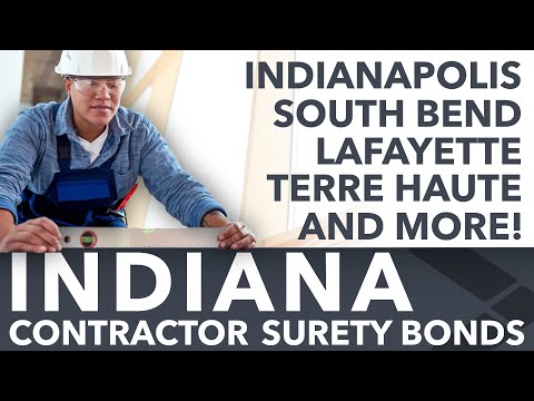 Indiana Contractor Surety Bond