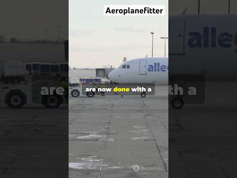 PLANE REMOTELY PUSHED BACK😱😳✈️FUTURE OF AVIATION. #shorts