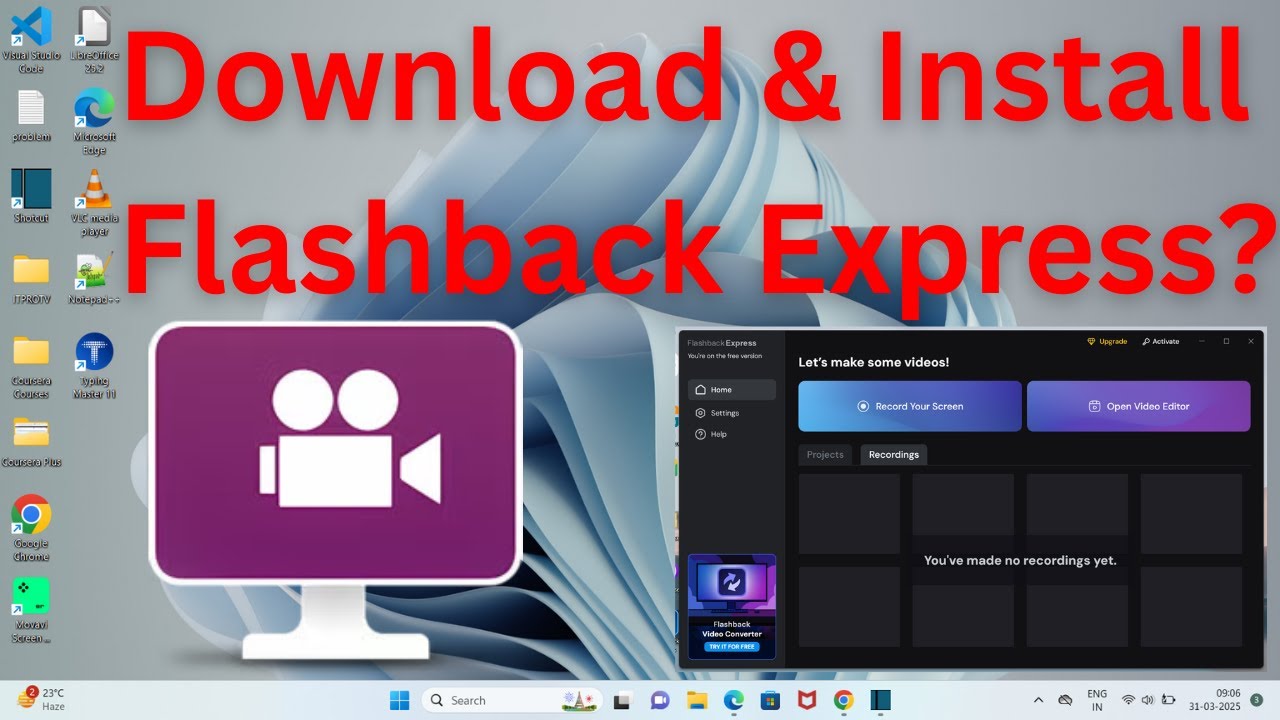 How to Download & Install Flashback Express in Windows 11?