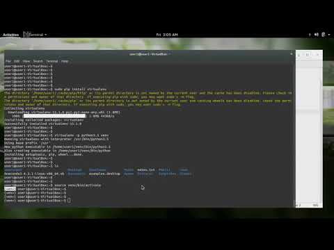 How to create a Python 3.5 3.6 virtual environment and Install Packages and Modules
