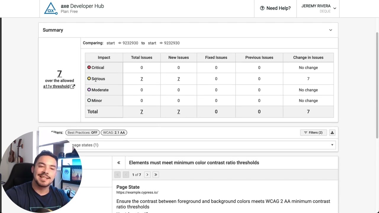Axe Developer Hub Demo Overview