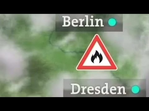 Tagesschau: Waldbrand-Warnung auf Wetterkarte (2022)