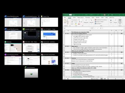 SBA Word Processing Marking 2021-22 – Island Class