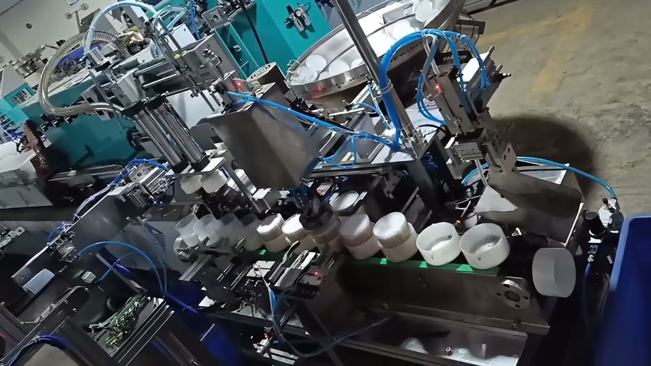Full Automatic round box cotton swab packing machine