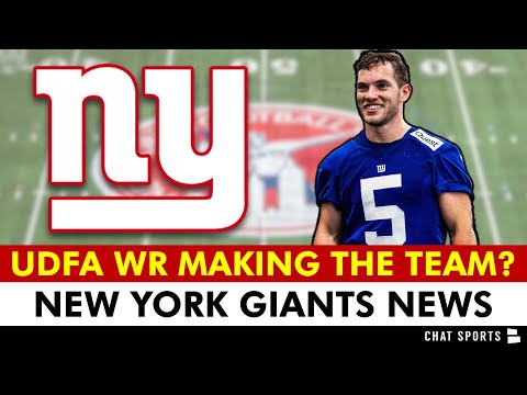 π¨THIS Giants UDFA Receiver BALLED OUT At Minicamp | New York Giants News