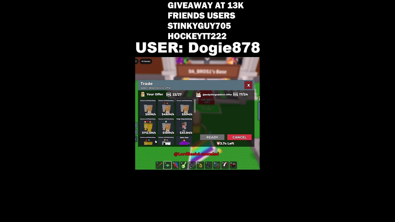 Looking to trade for OG - DOING GIVEAWAYS