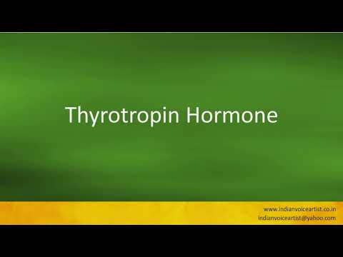 Pronunciation of the word(s) "Thyrotropin Hormone".