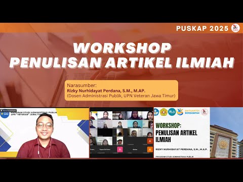 [ WORKSHOP PENULISAN ARTIKEL ILMIAH ]